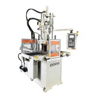 China High Efficiency Double Slide Vertical Injection Molding Machine For Making Nail for sale