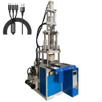 China Versatile USB Charger Making Machine Single Slide Vertical Plastic Injection Moulding Machine for sale