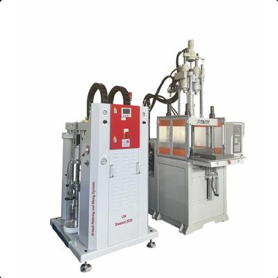 China 85 ton enkel glijdende vloeibare siliconen spuitgietmachine voor het maken van wisselstroomkabel Te koop
