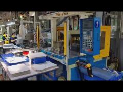 55 Ton Vertical Rotary Injection Molding Machine Dental Floss Making Machine