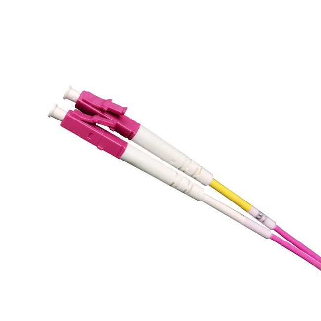 CATV PVC LC APC To LC APC Patch Cord Simplex Single Mode Fiber 5m 0