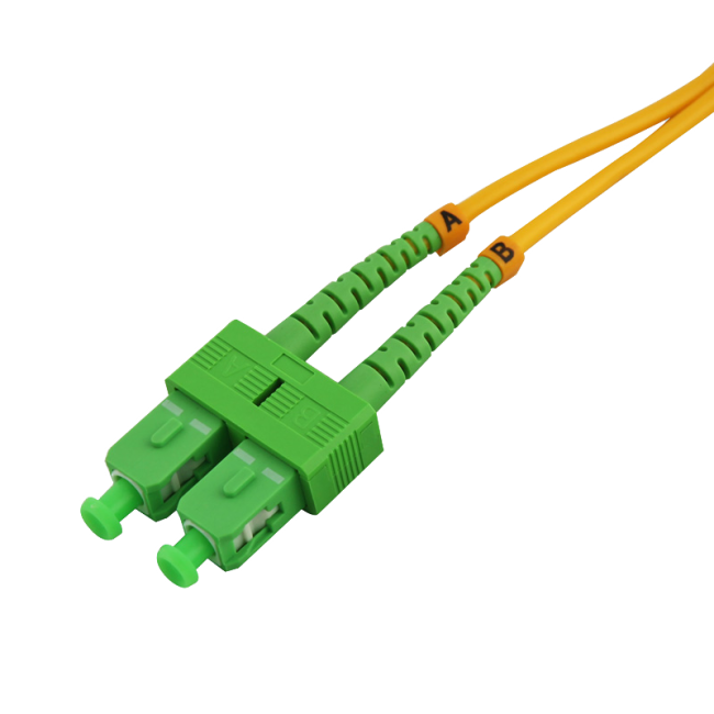 16ft CATV Simplex Fiber Optic Patch Cord SC UPC To FC UPC Single Mode LSZH 0