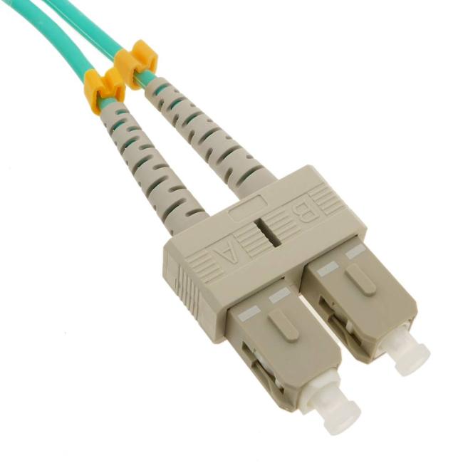 16ft CATV Simplex Fiber Optic Patch Cord SC UPC To FC UPC Single Mode LSZH 0