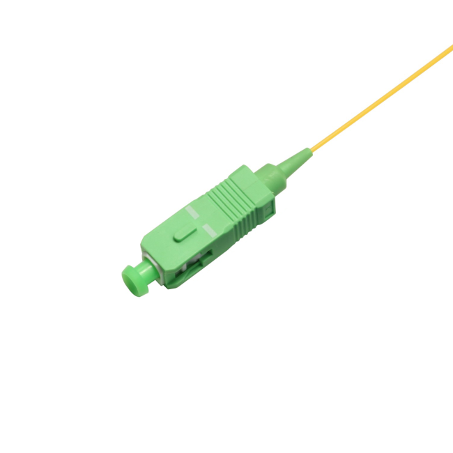12 Color LC APC Pigtail , 2m 0.3dB iL LC Pigtail Single Mode LSZH 0