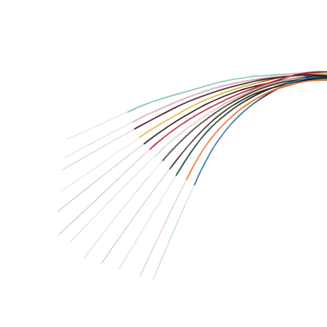 12 Color LC APC Pigtail , 2m 0.3dB iL LC Pigtail Single Mode LSZH 1