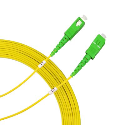 Cina Sc semplice APC del cavo di toppa di fibra ottica di 1.6mm al singolo modo dello Sc APC in vendita