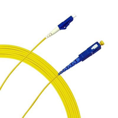China LC UPC aan van het de Vezel Optisch Flard van Sc UPC G657A2 Koord 2.0mm Enig Wijzesimplex Te koop
