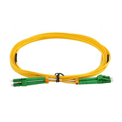 Cina cavo della fibra di singolo modo di 60dB RL LC LC, cavo di toppa duplex del PVC LSZH LC in vendita
