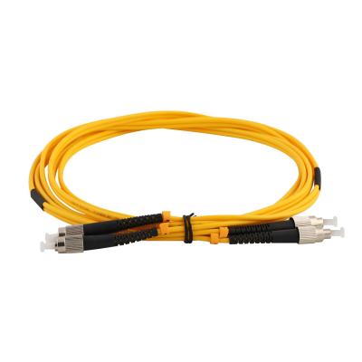 Cina Modo duplex 0.9mm del cavo di toppa della fibra di G657A1 1550nm singolo FC FC 2mm 3mm OD in vendita