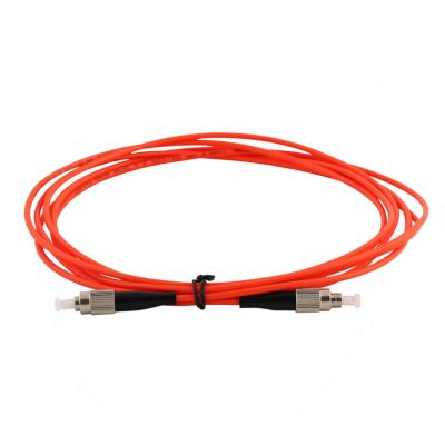 Cina Cavo di toppa della fibra del OD 3mm OM2 FC, cavo a fibra ottica misto semplice in vendita