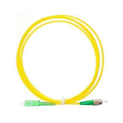Cina Sc a fibra ottica APC del cavo di toppa di 300cm 0.2dB IL G657A2 al simplex di singolo modo di FC APC in vendita