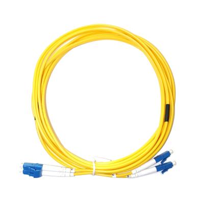Cina Cavo di toppa di fibra ottica di MP DX 9.8ft LC UPC al duplex LSZH di singolo modo di LC UPC in vendita