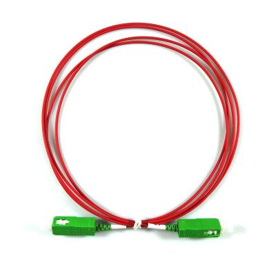 Cina Sc a fibra ottica APC del cavo di toppa di 1310nm 60dB RL al simplex di singolo modo dello Sc APC in vendita