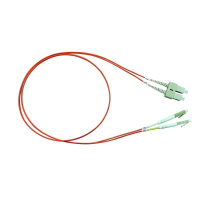 China Van het de Vezel Optisch Flard van OM2 850nm Duplex het Koordsc UPC aan Multimode LC UPC Te koop