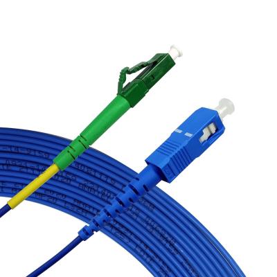 中国 LC APCの単一モードの単信1310nm繊維光学のパッチ・コードへのG652D G657A1 SC UPC 販売のため