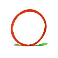 China SC APC To LC UPC Simplex Patch Cord Multi Mode G652D LSZH for sale