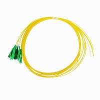 China 6 Core LC APC Pigtail Patch Cord G652D / G657A 0.9mm Single Mode Simplex for sale