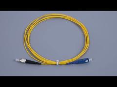 cabo de remendo FC da fibra ótica da manutenção programada SX de 1.5m UPC à palavra simples do único modo de FC UPC