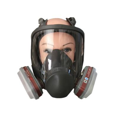 China Puda gas mask Gas mask, with double filter box model 410 for sale