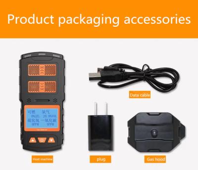 China X-4 Detector de gás portátil 4 em 1 à venda