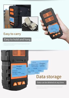 China X-4 Detector de gás portátil 4 em 1 à venda