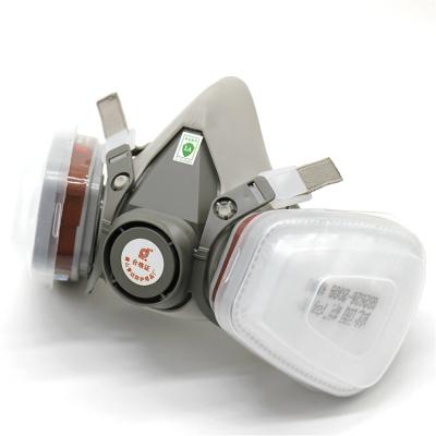 China Reusable KN95 Half Face Gas Mask Dust Absorbing Respirator With Air Filtration for sale