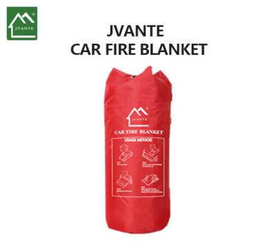 China High Silica White JAT-303 Fire Fighting Blanket 0.6 Thickness Fiberglass Vehicle Fire Blanket Welding High Visibility Protection for sale