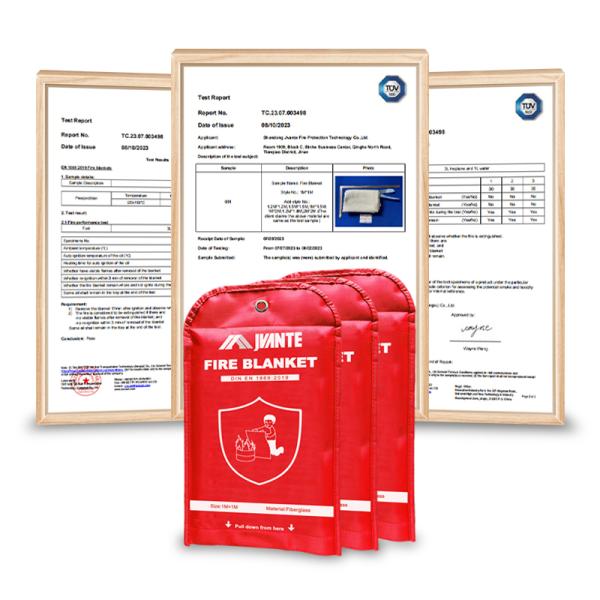 Quality Multilingual description: 100% glass fiber fireproof blanket is heat-resistant and suitable for home use. It is suitable for users all over the world. for sale