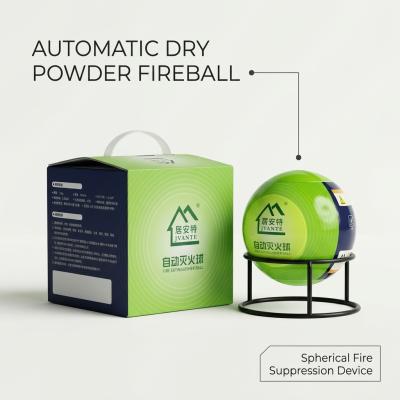 China 1.2KG fire ball、Dry powder fire ball、Belt support、green.Put out a fire\Fire suppression class	A/B/C/D/E/F class fire for sale