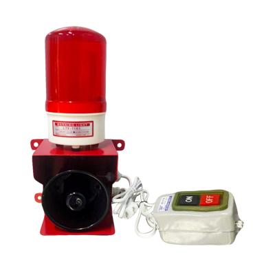 China BAB-119A Fire Sound and Light Alarm, 12V 20W 120dB High Decibel Waterproof Dustproof Fire Strobe Siren, 6 Hours Continuous Working Wall Mounted Fire Warning Light and Horn for Factory Warehouse Indust for sale
