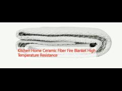 Cozinha Cobertura de fogo de fibra cerâmica Alta temperatura 1260 graus Celsius