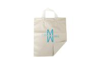 China Custom Loop Plastic Handle Bags HDPE Environmental Friendly Handbag for sale