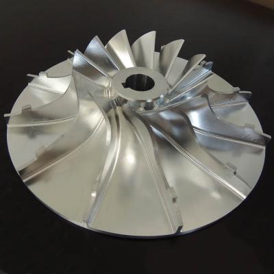 China Impulsor que faz à máquina, roda do CNC do titânio da linha central do barco 5 do compressor do boleto à venda