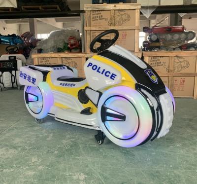 China Police motor ride coin operated kiddie rides on car battery motor ride for sale
