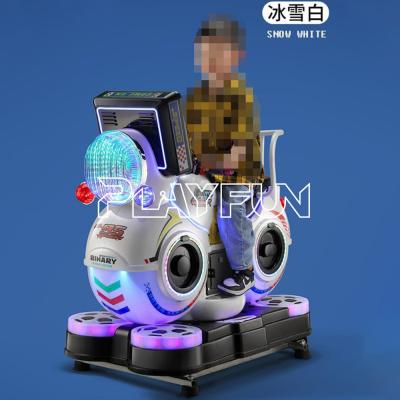 China 3D Kiddie Rides Kids Motor Racing Game Happy Little Motorcycle with MP5 for sale