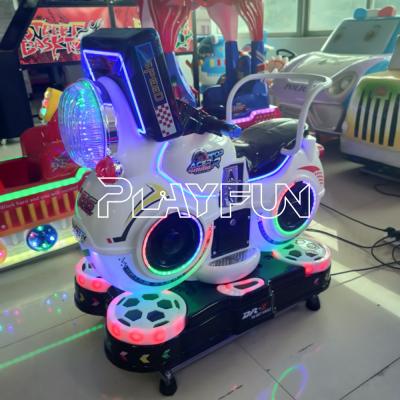 China 3D Kiddie Rides Kids Motor Racing Game Happy Little Motorcycle with MP5 for sale