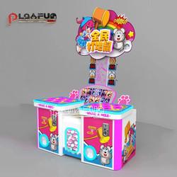 China Export products Coin operated interactive 2 Players frog hammer  whack a mole arcade hitting game machine for sale