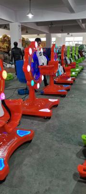 China Outside Supermarkets Happy Small Rotate up and down Coin-Operated Plastic Kiddie Ride Arcade Game Machine for sale
