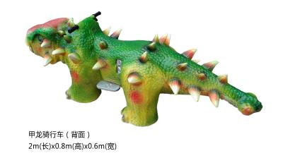 China Münzbetriebene Triceratops motorisierte Dinosaurier-Batterien laufende Autos Tierfahrt für Außen-Supermärkte zu verkaufen