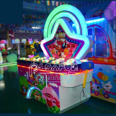 China Coin operated  interactive redemption game machine Rainbow hit mouse whack a mole arcade hammer game machine hitting for sale