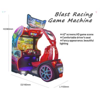 China PlayFun Super Racing Car Luxury Cruising Blast Simulator Racing Car Coin Operated Cruis'n Blast Arcade Game Machine for sale