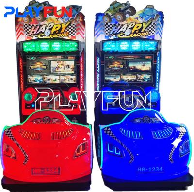 China FEC Indoor Vergnügungspark Simulator Kinder Mini Happy Racing Arcade Video-Autospiel Maschine Rennwagen Spiele for sale