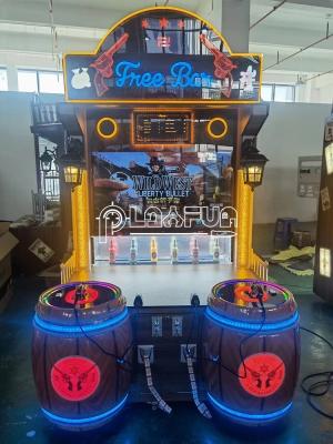 China Coin Operated Free Bar West Cowboy Bar Kids Simulation Game Shooting Games Video Game Machine for sale