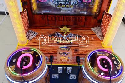 China Coin Operated Free Bar West Cowboy Bar Kids Simulation Game Shooting Games Video Game Machine for sale