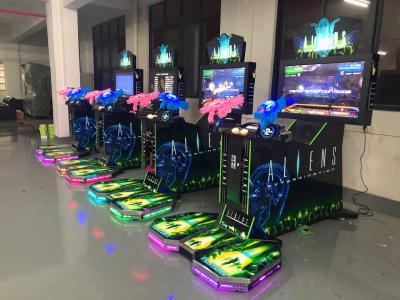 China Adult 2 players arcade game machine shooting coin operated vibration Aliens gun shooting simulator game machine for sale