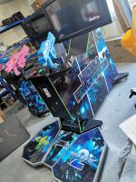 China Playfun Arcade video shooting game Alien Simulator game machine shooting for sale