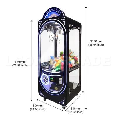 Cina Playfun Black Metal Completo Montaggio o Non Montaggio Shopping Mall Barato Arcade Premio Regalo Gioco Gru Maglietta in vendita