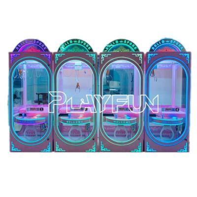 Cina Playfun Black Metal Completo Montaggio o Non Montaggio Shopping Mall Barato Arcade Premio Regalo Gioco Gru Maglietta in vendita