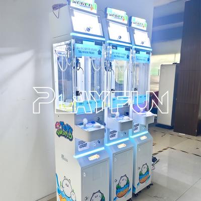 China Moedas Operação Arcade Catch Mini Toy Crane Claw Mini Vending Machine Toy Bill Acceptor Mini Claw Game Machine à venda