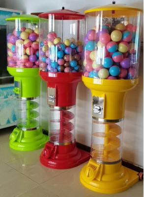China coin operated candy gift capsule ball machines Bouncy balls Egg Capsules toys  Spiral gumball vending machine for sale